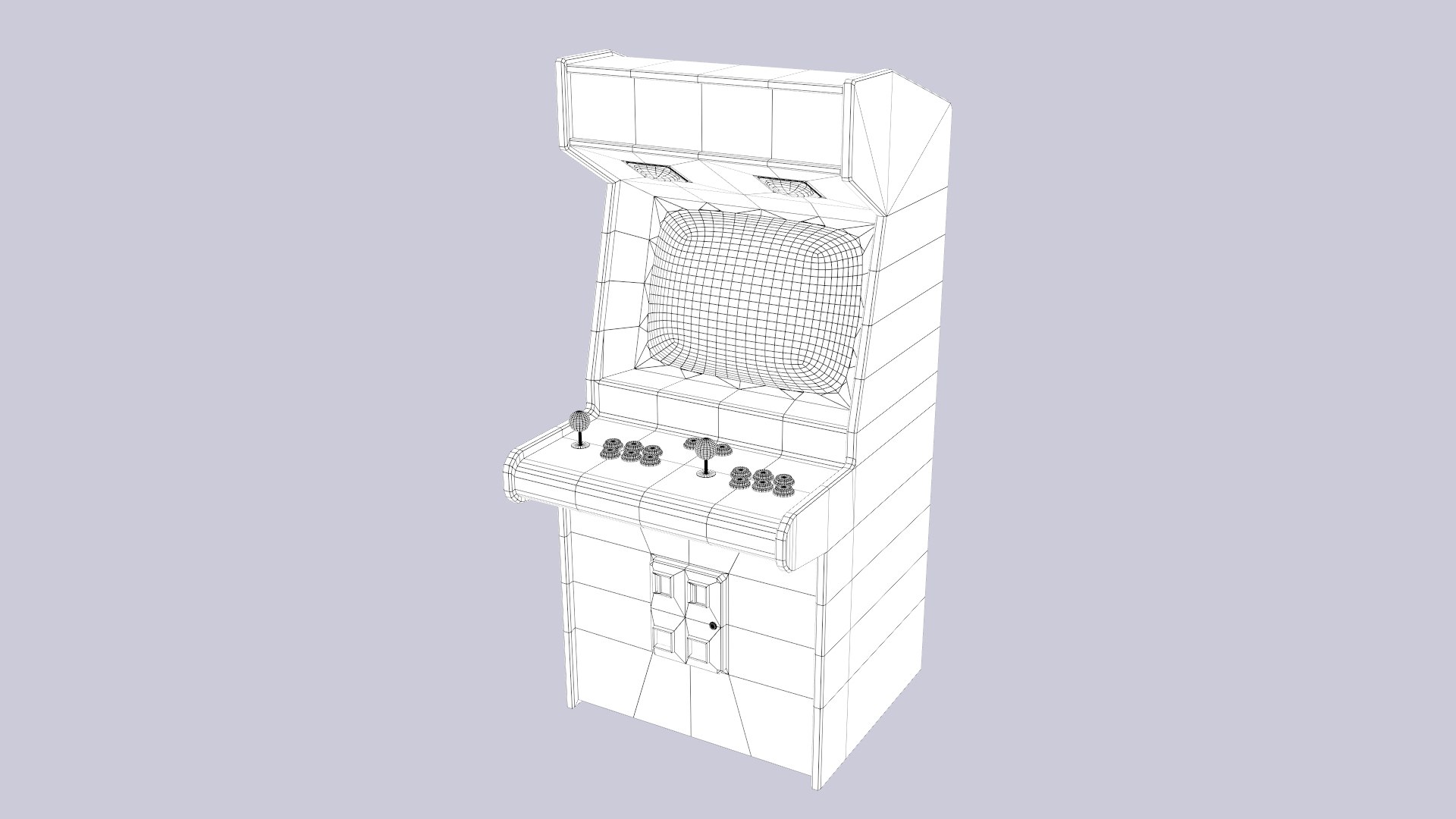 3D Arcade Cabinet Model - TurboSquid 1991369