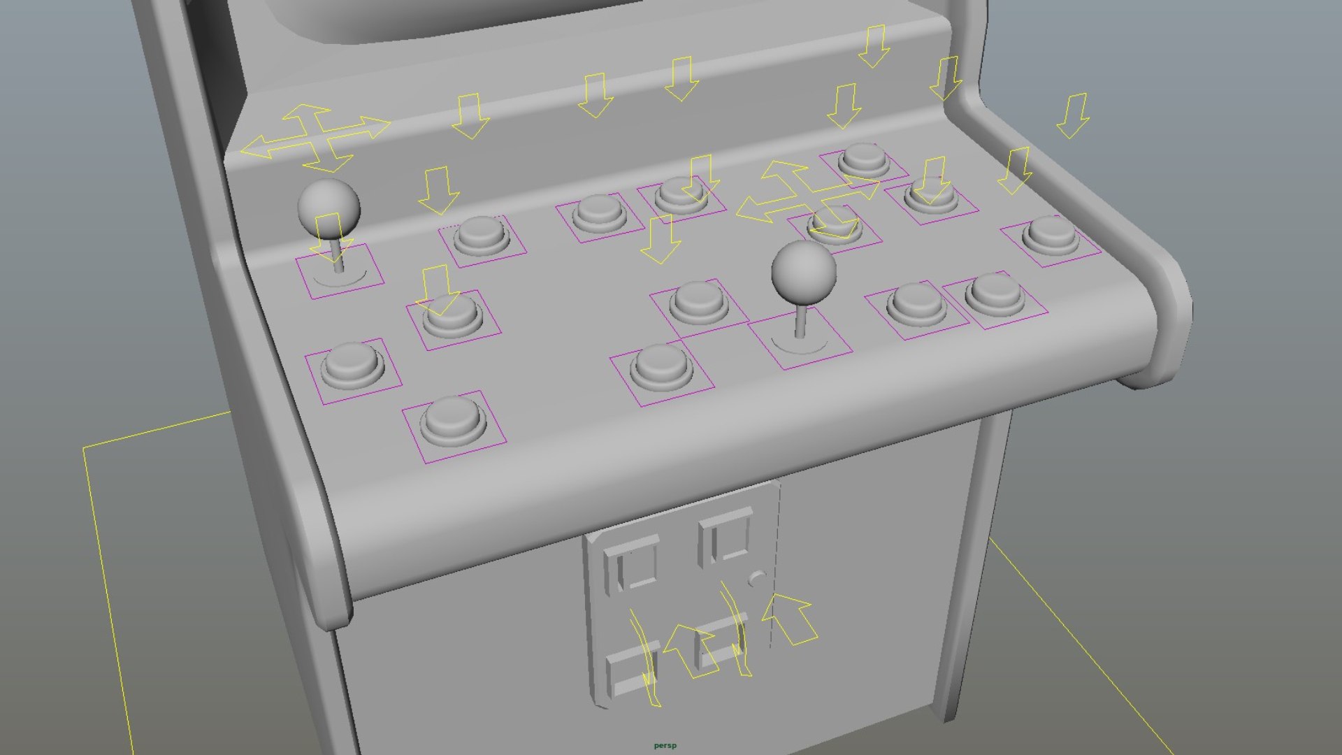 3D Arcade Cabinet Model - TurboSquid 1991369