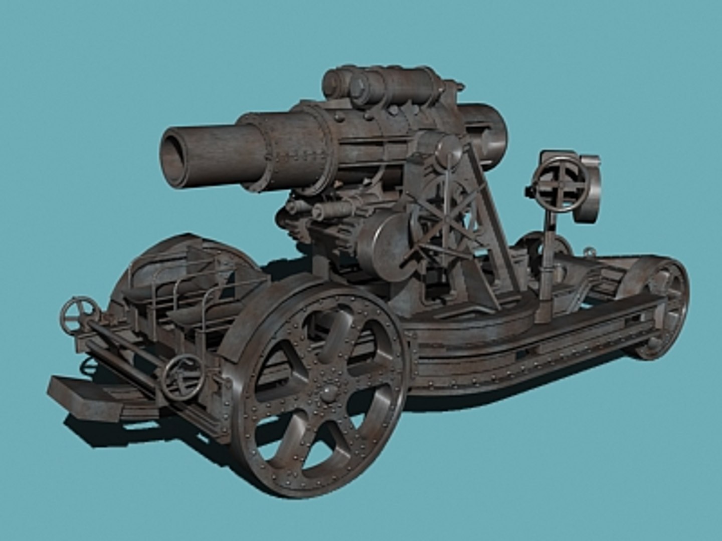 Wwi Skoda-305 M11 3d Model
