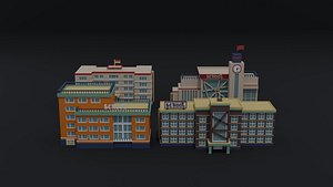 Blender School Models | TurboSquid