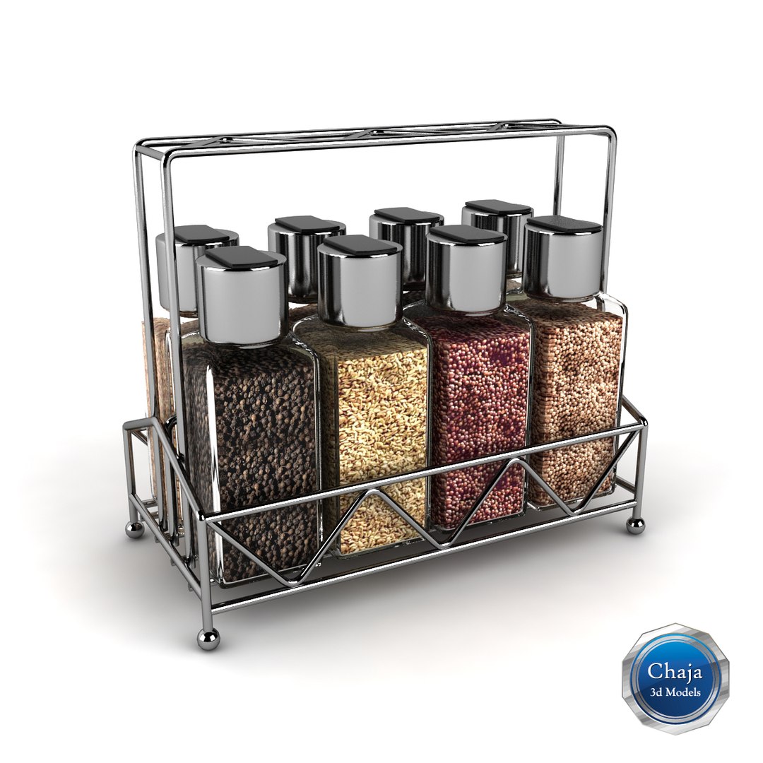 spice rack 3d model