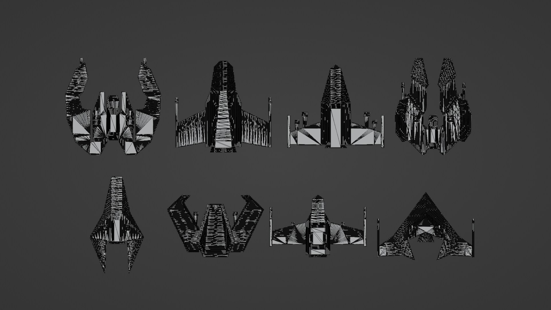 Voxel Space Ship 3D Model - TurboSquid 1956451