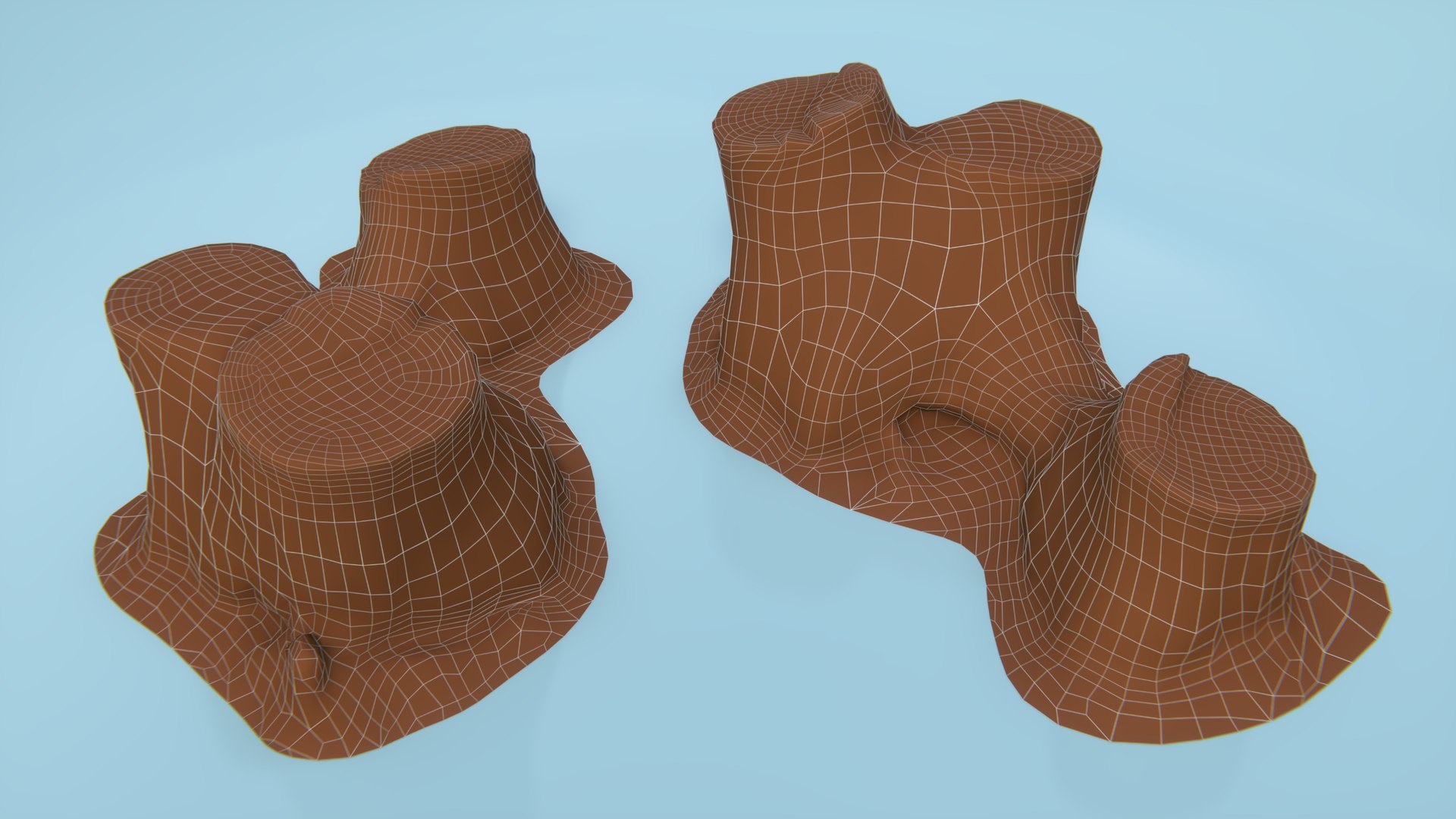 Old Stumps Model - TurboSquid 1480617