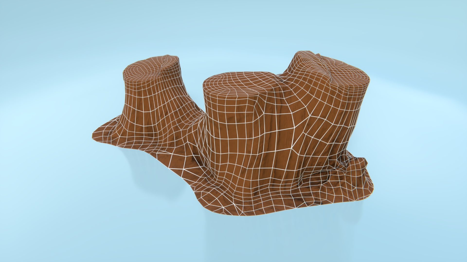 Old Stumps Model - TurboSquid 1480617