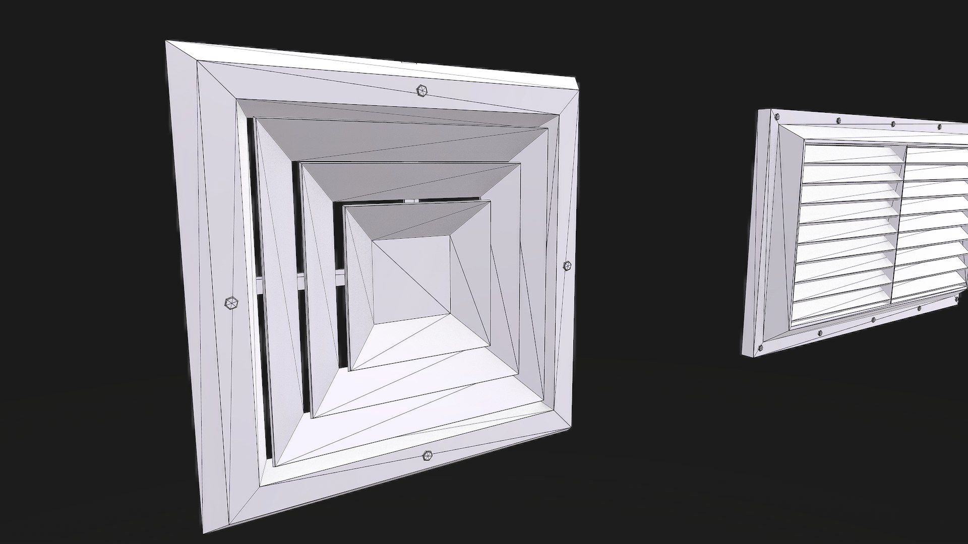 3D Air Vent Systems Model - TurboSquid 1993140