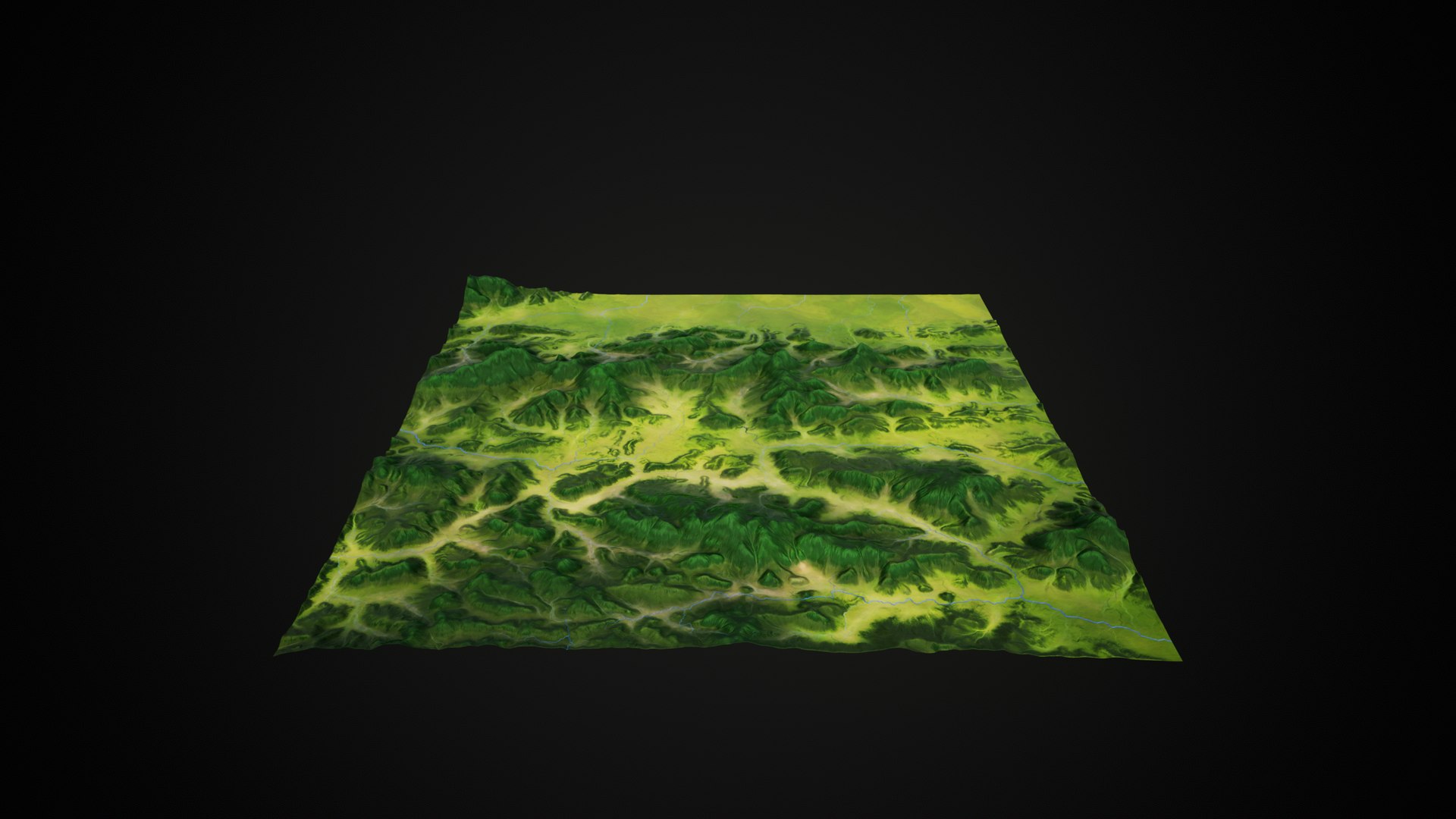 3D Hilly Landscape Version 2 Model - TurboSquid 1994182