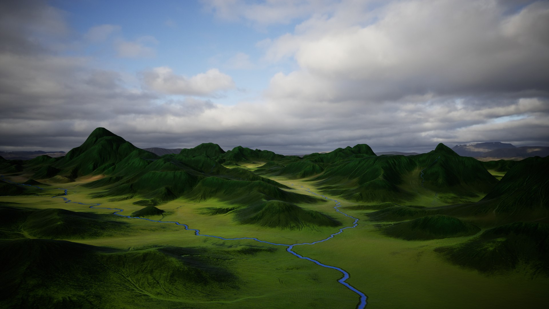 3D Hilly Landscape Version 2 Model - TurboSquid 1994182