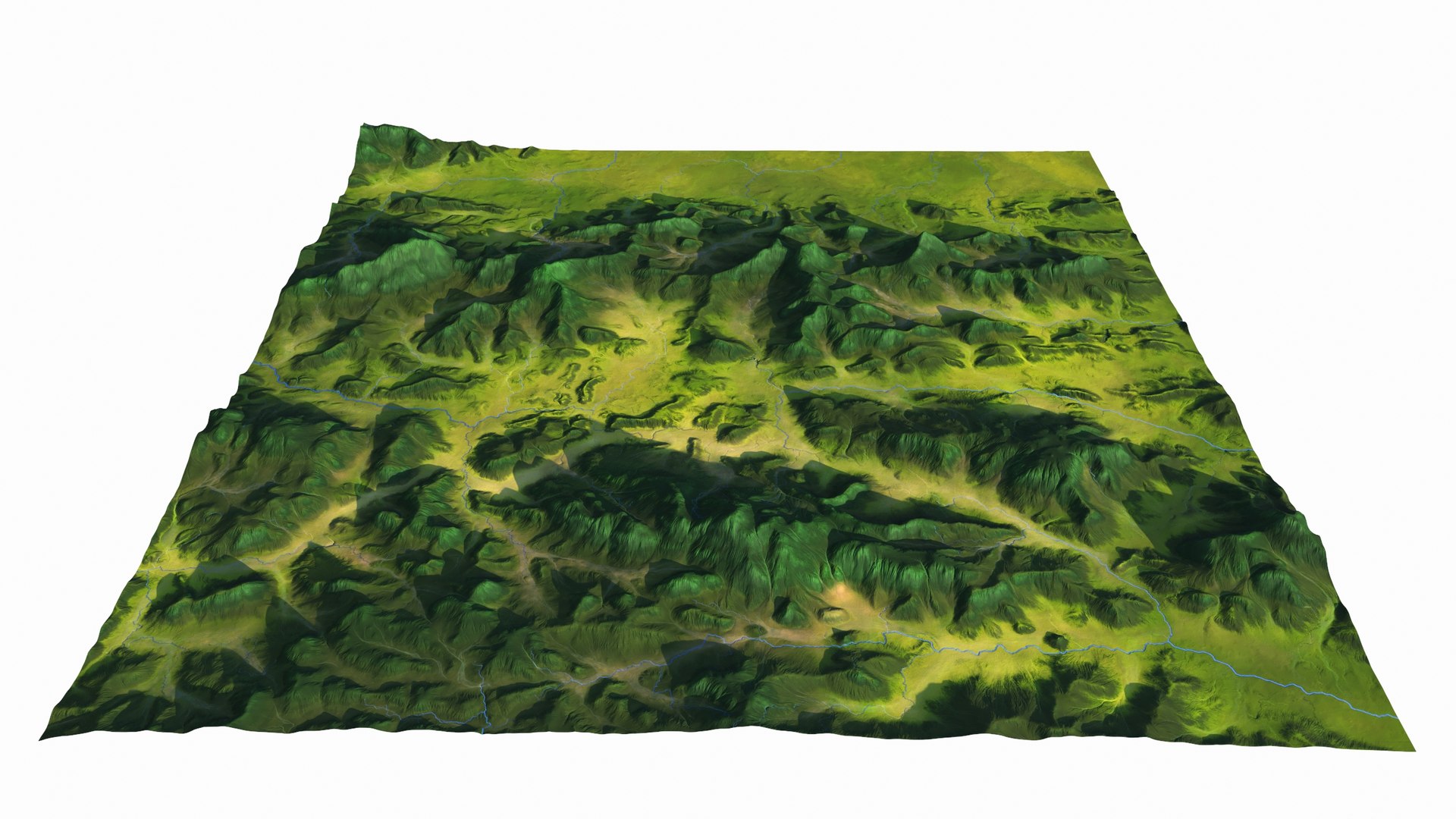 3D Hilly Landscape Version 2 Model - TurboSquid 1994182