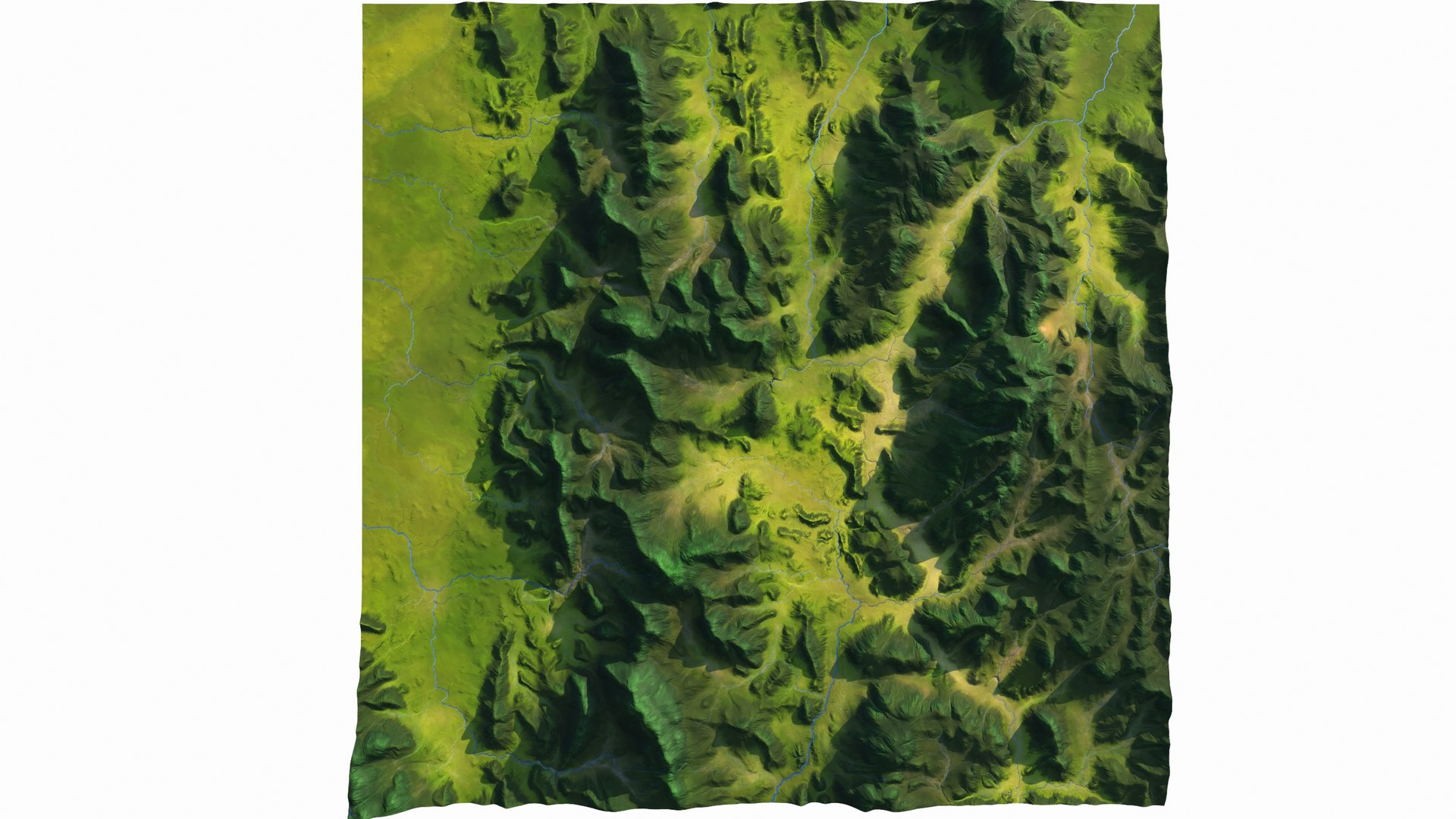 3D Hilly Landscape Version 2 Model - TurboSquid 1994182