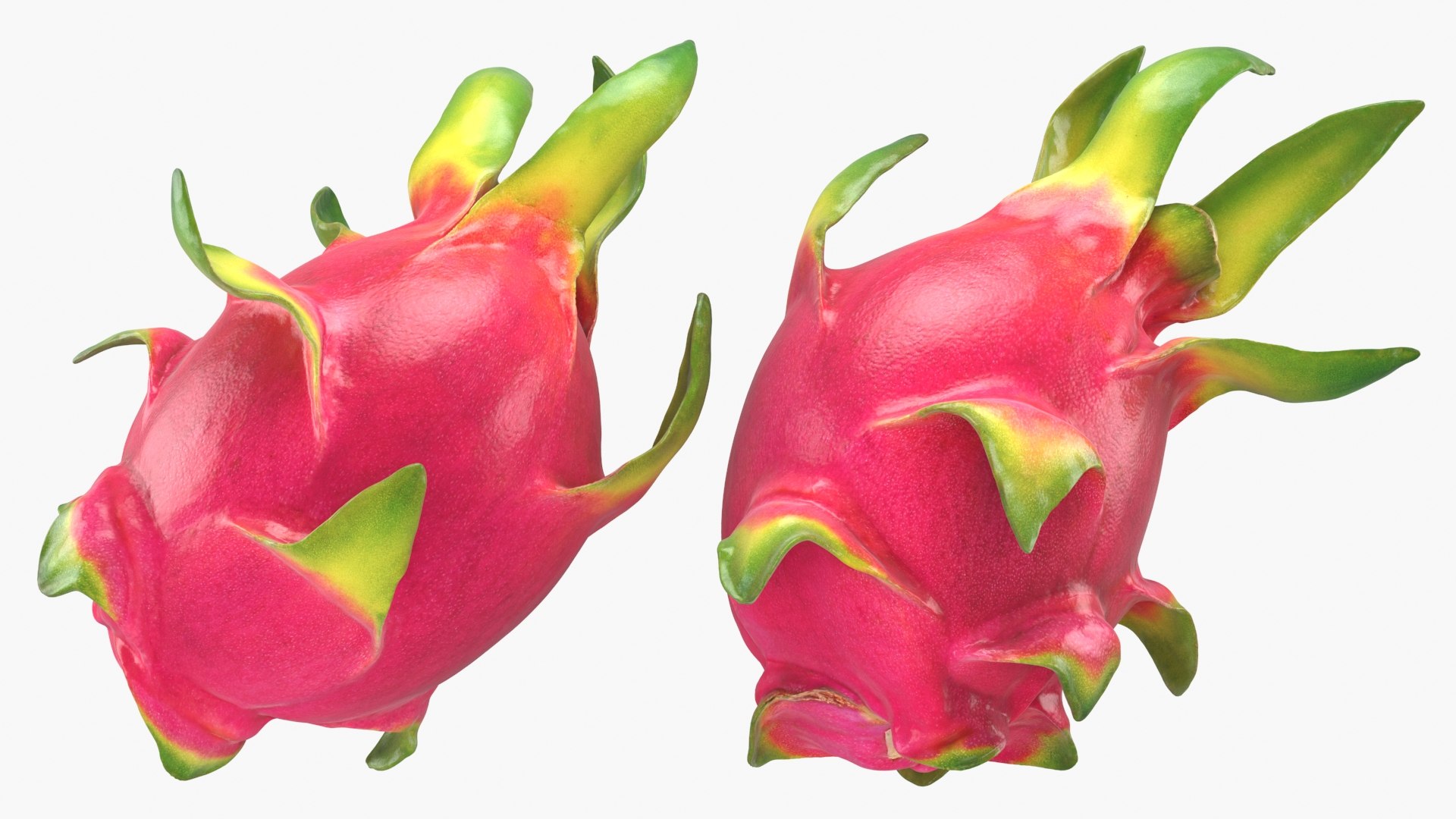 Whole Dragon Fruit Color 2 3D Model - TurboSquid 2091336