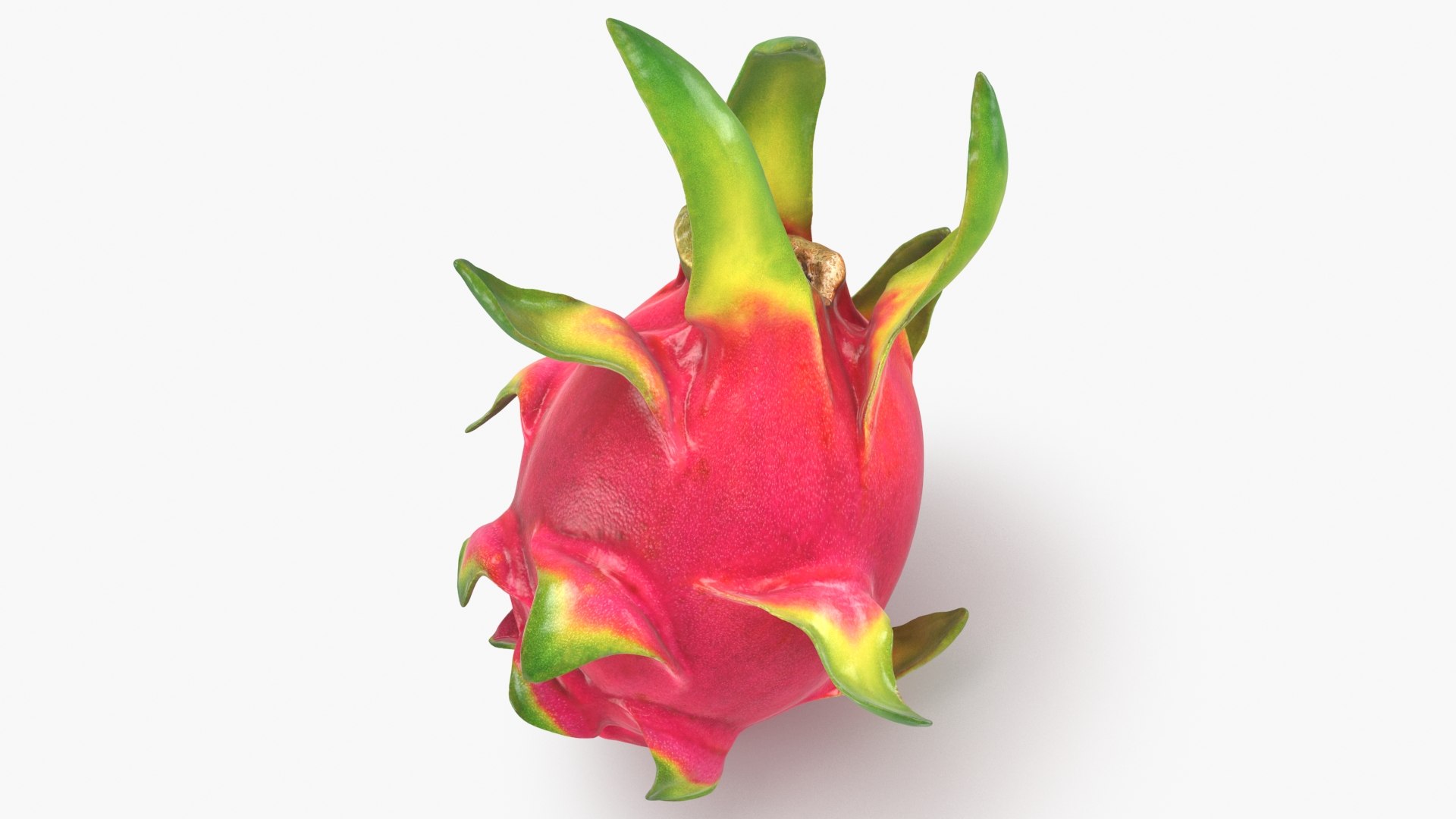 Whole Dragon Fruit Color 2 3D model - TurboSquid 2091336