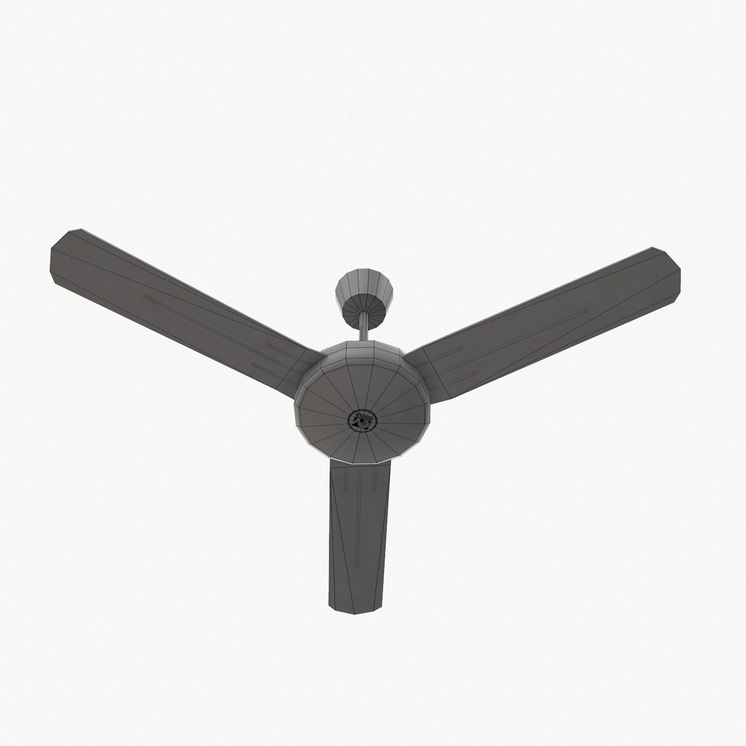 3d model of fan