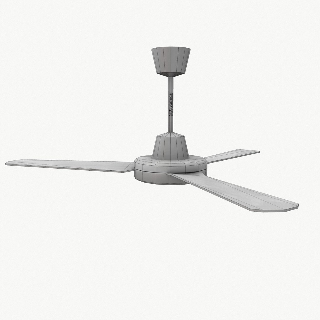 3d model of fan