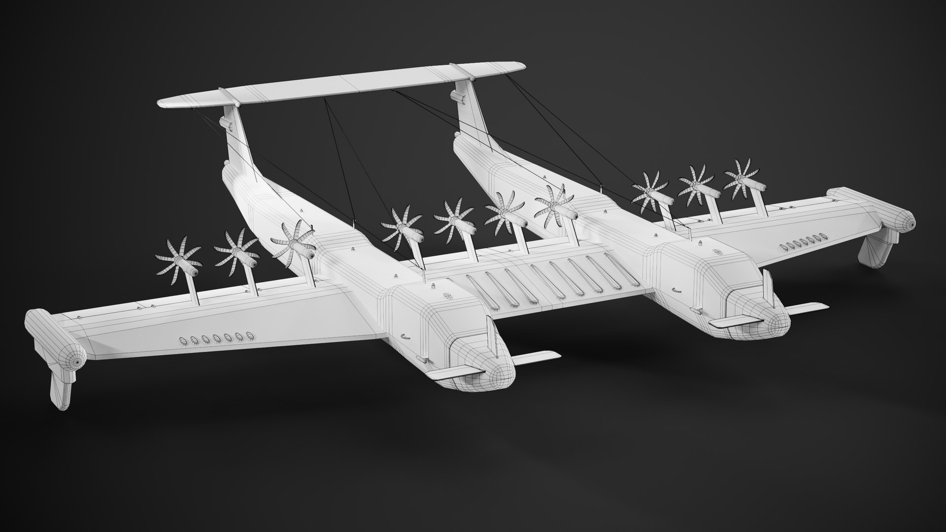 3D Liberty Lifter DARPA Seaplane - TurboSquid 1973207