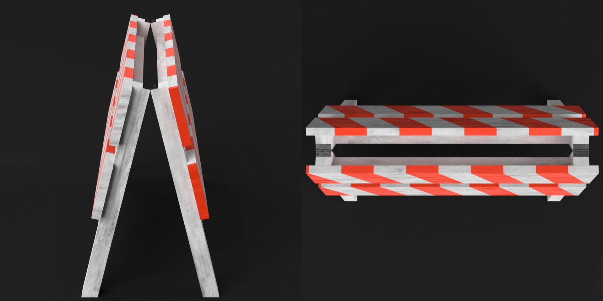 3D Model Construction Barrier - TurboSquid 1626709