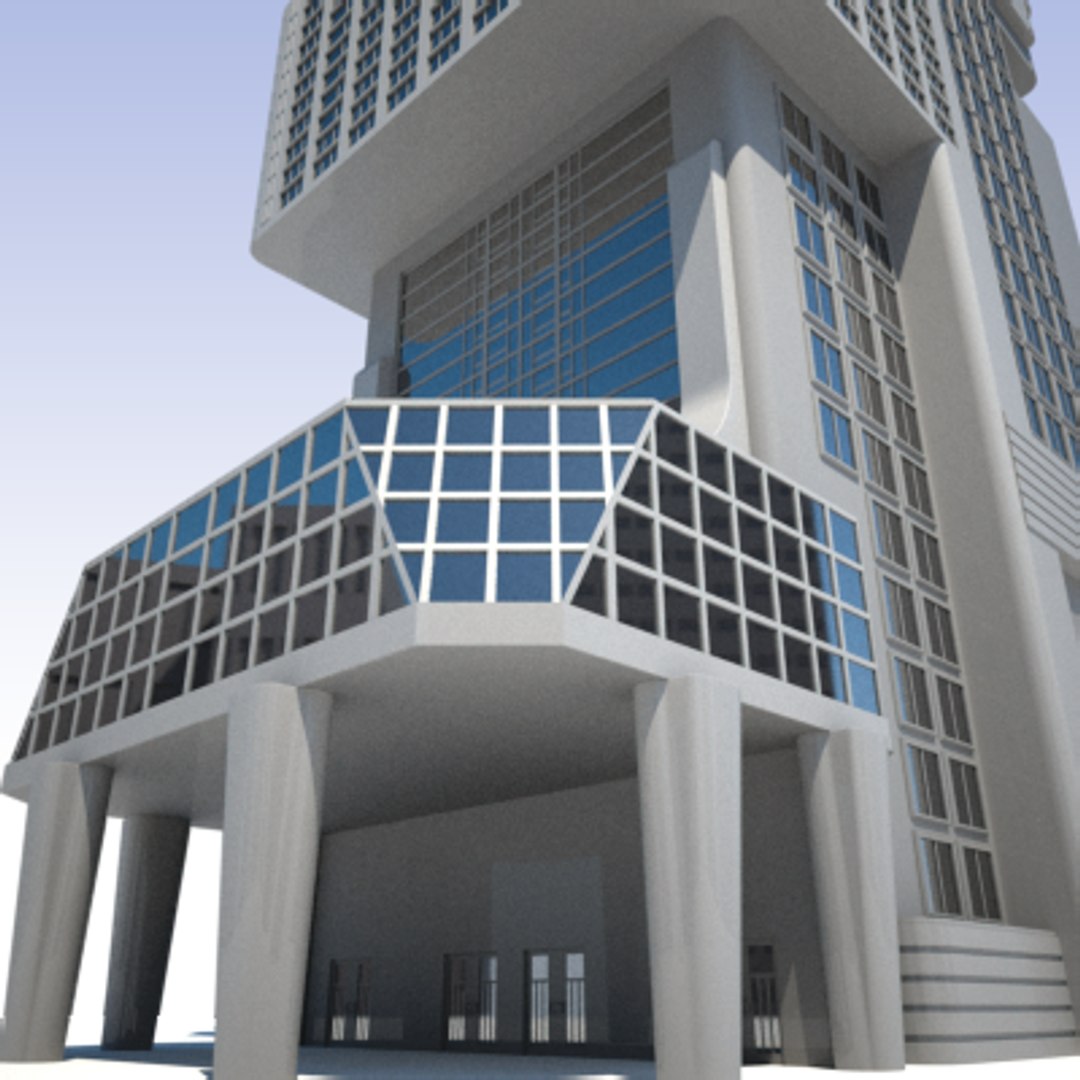 3ds Building Modern Sci-fi