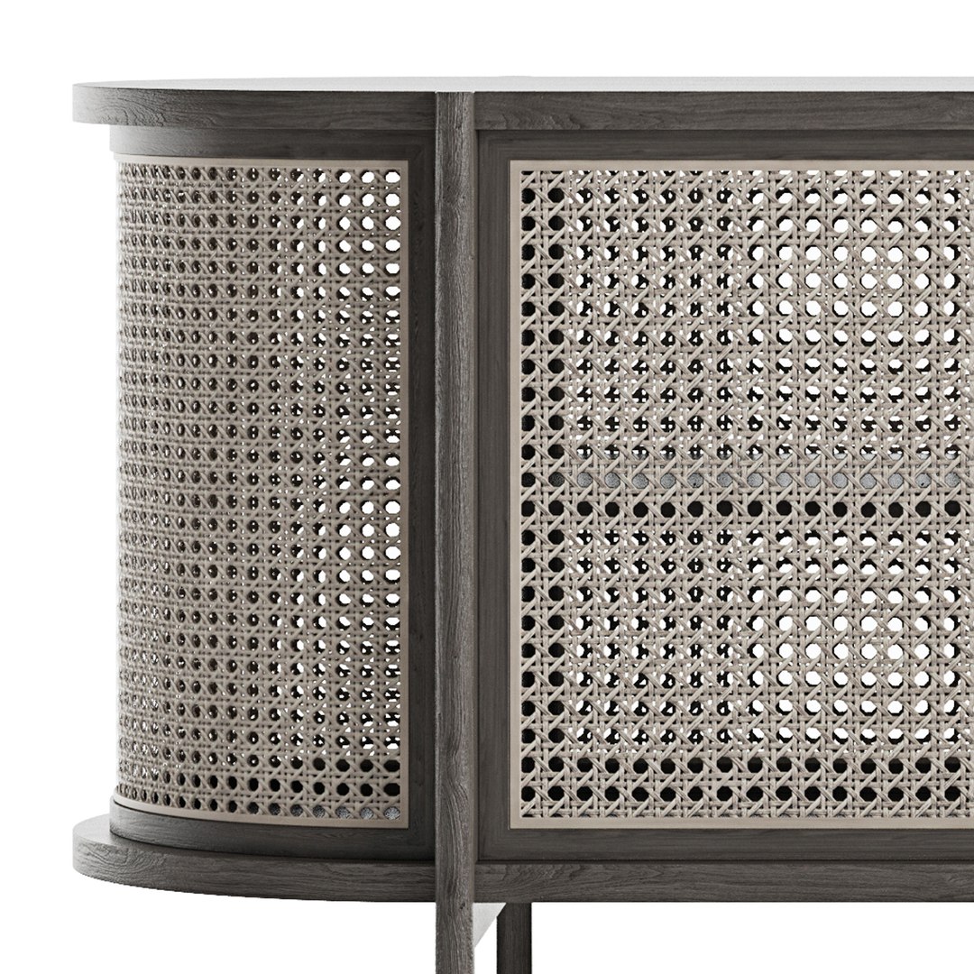 3D Cane Low cabinet 03 - TurboSquid 1726424