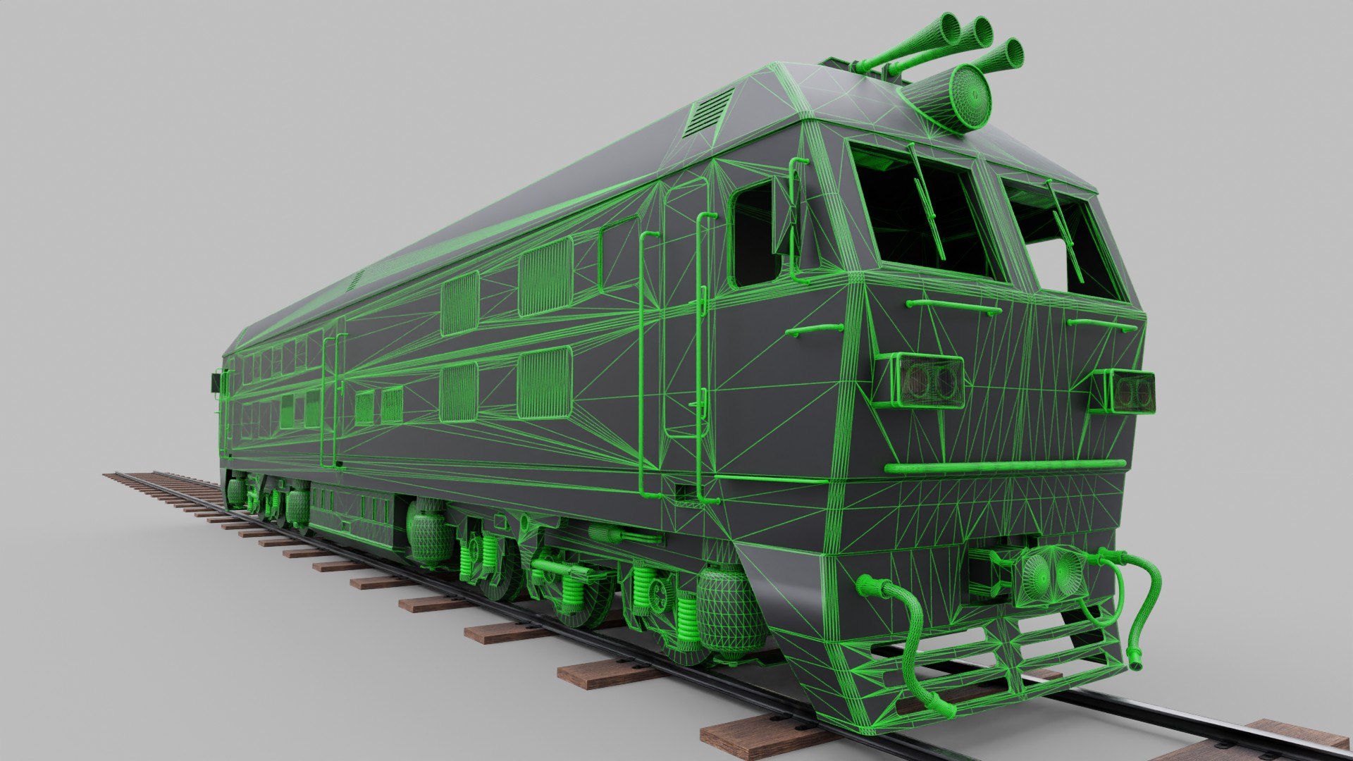 Diesel Locomotive CC 207 Low-poly 3D Model 3D Model - TurboSquid 2165874