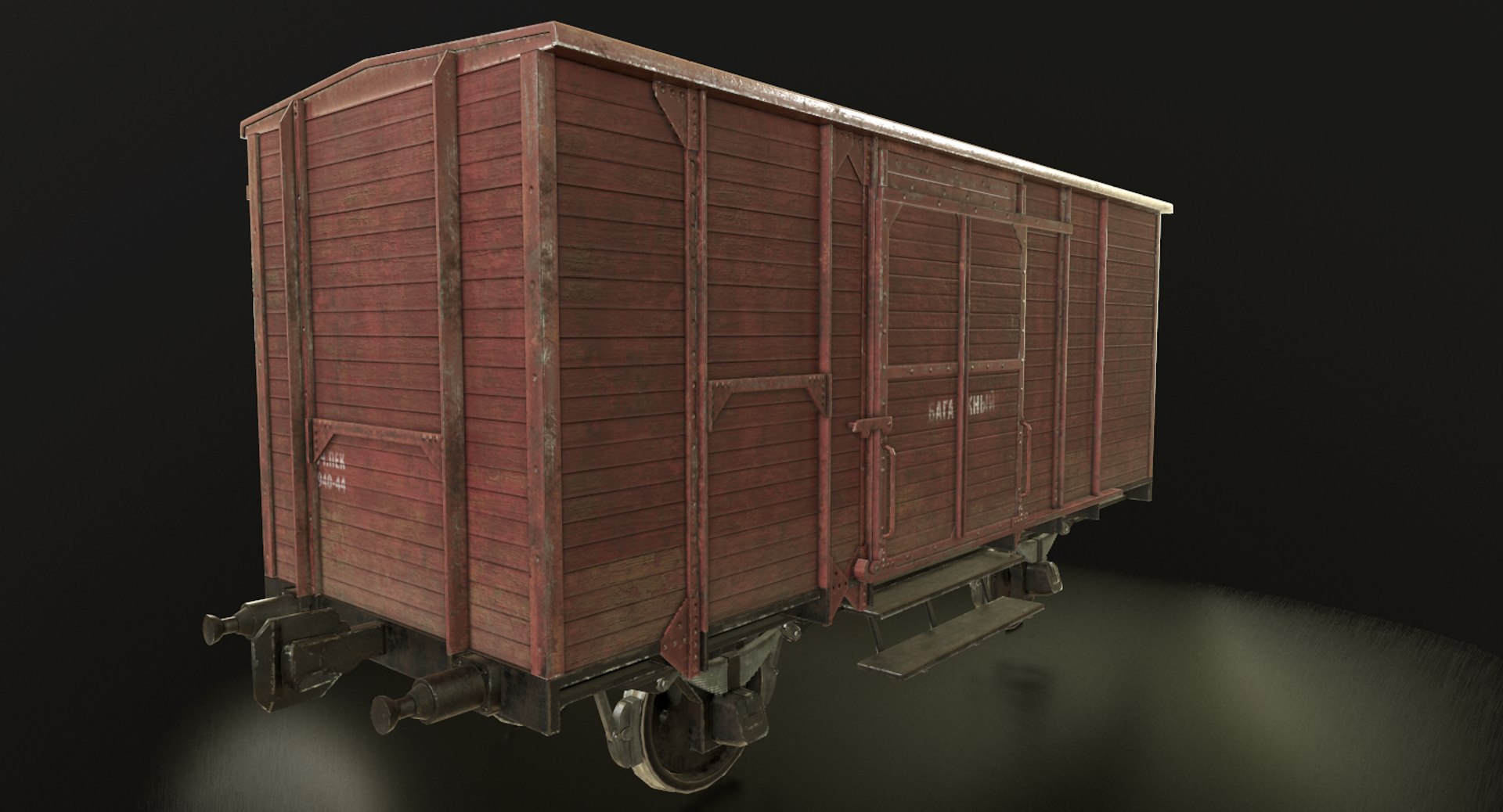 3D Soviet Union Railroad Car Model - TurboSquid 1257965