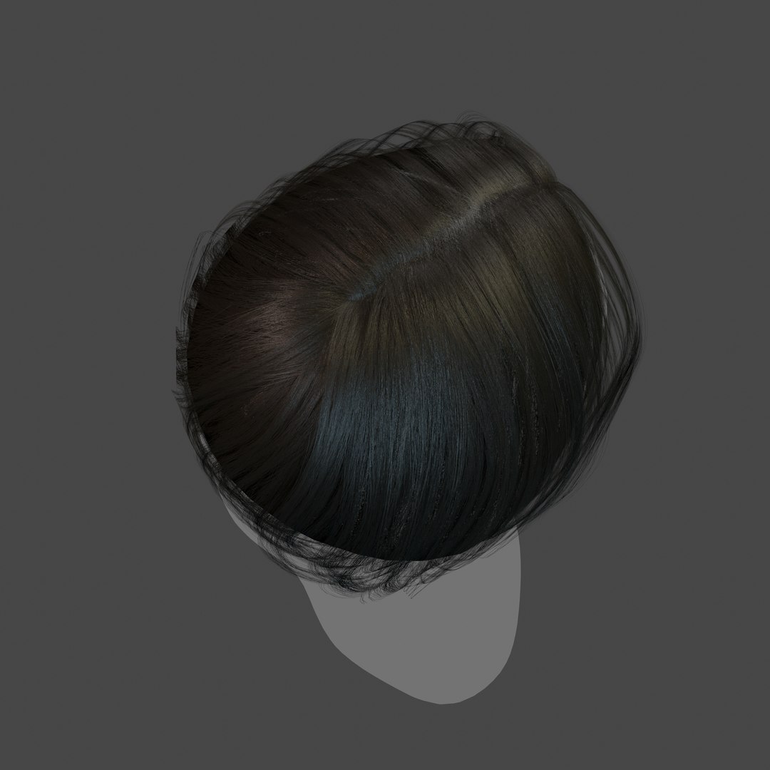 3D Real Time Hair Polys - TurboSquid 1348531