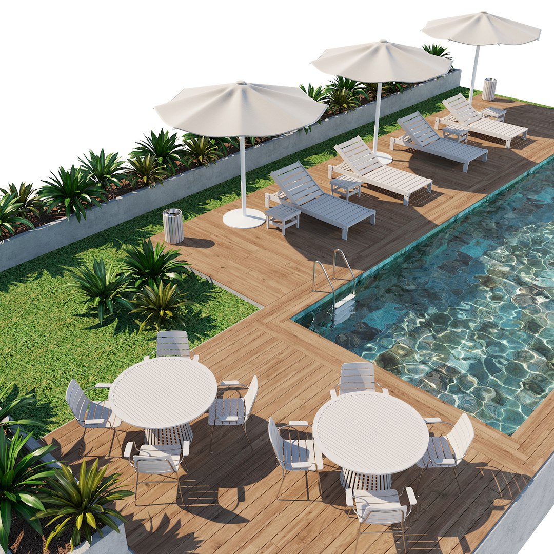 3D Swimming Pool - TurboSquid 1724808