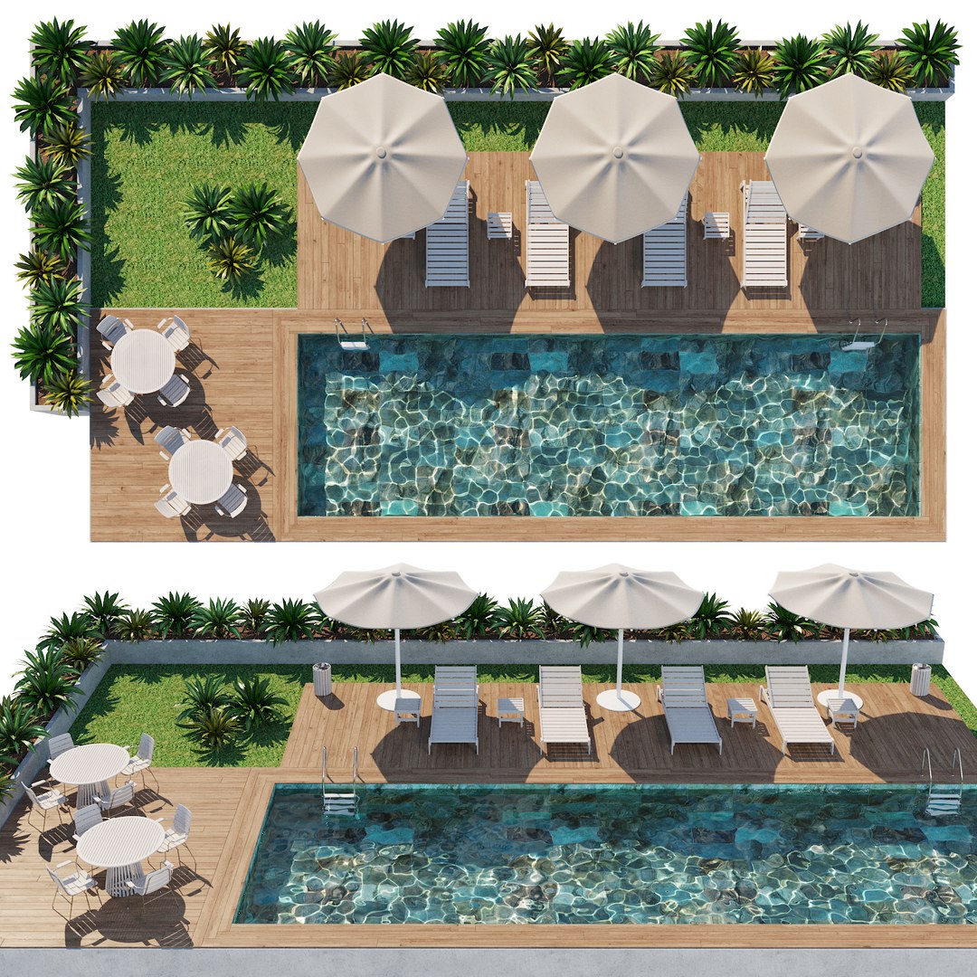 3D Swimming Pool - TurboSquid 1724808