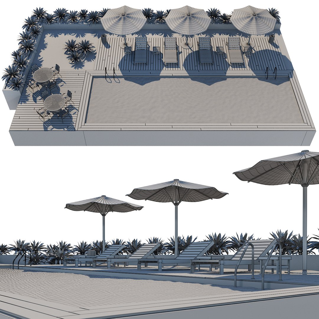 3D Swimming Pool - TurboSquid 1724808