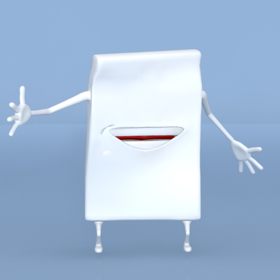 3d Cartoon Gum Rigged
