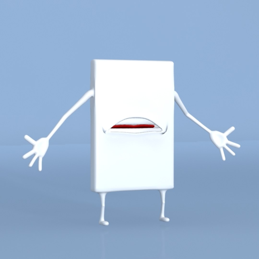3d Cartoon Gum Rigged