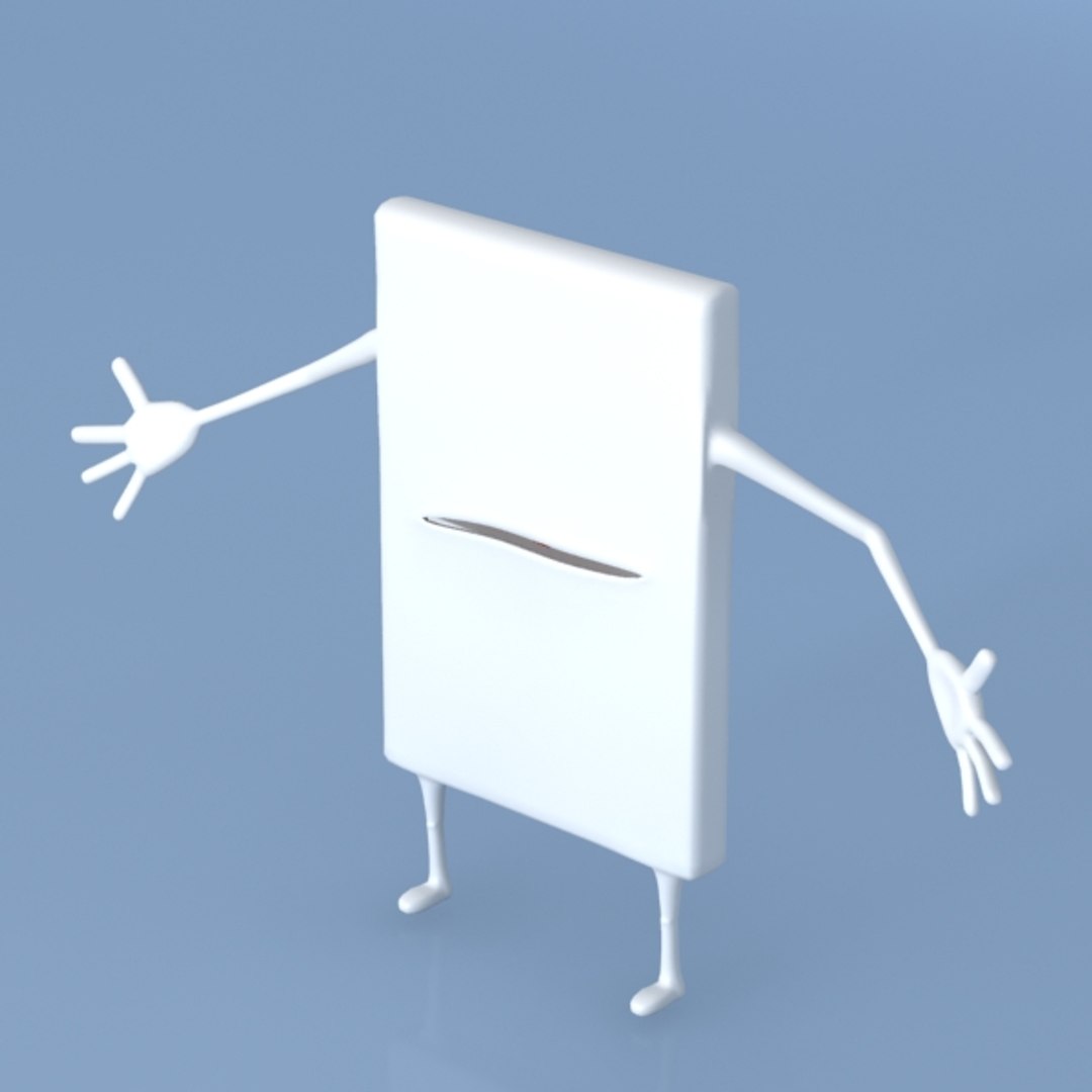 3d Cartoon Gum Rigged