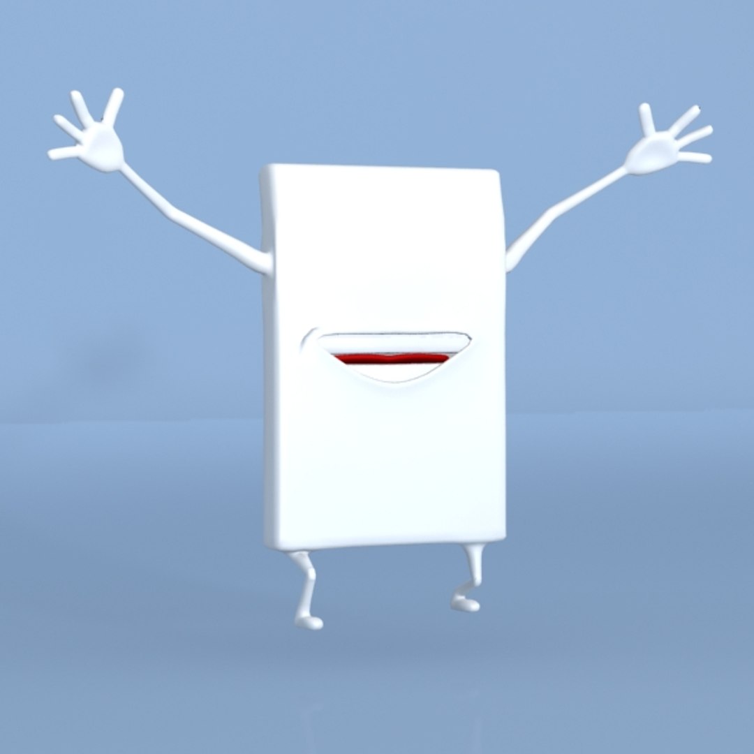 3d Cartoon Gum Rigged