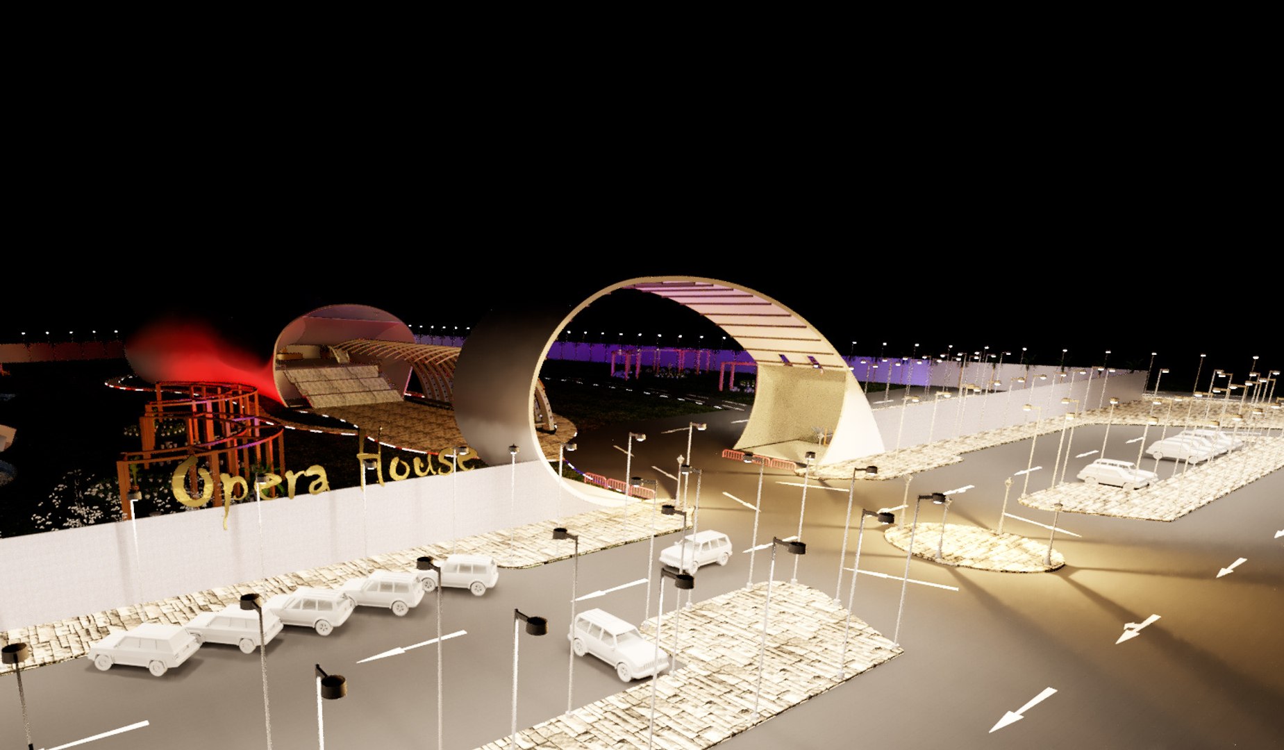 Opera House 3D Model - TurboSquid 1465769