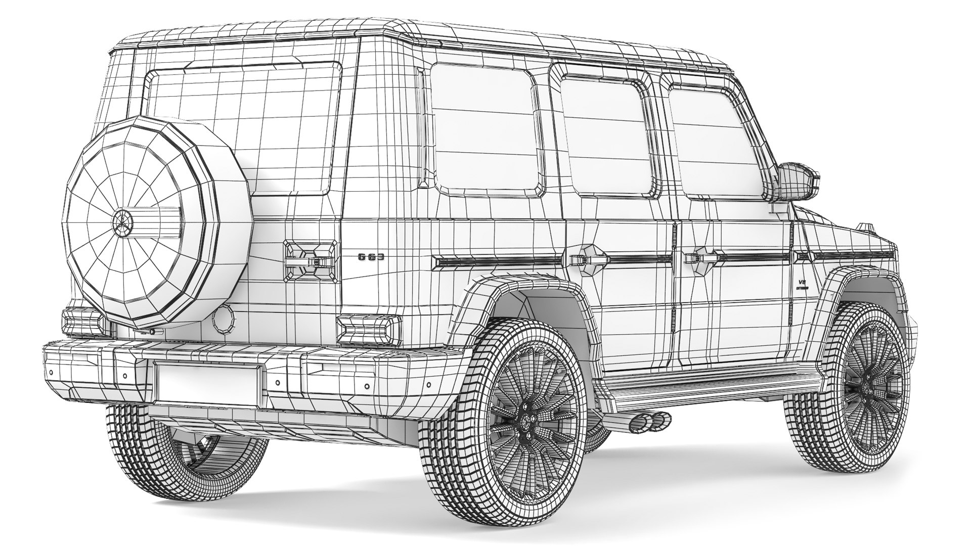 Mercedes-Benz G63 AMG 2025 3D Model - TurboSquid 2275810