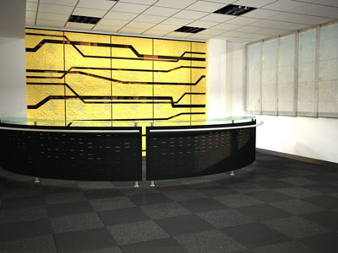 3d Scene Reception Model