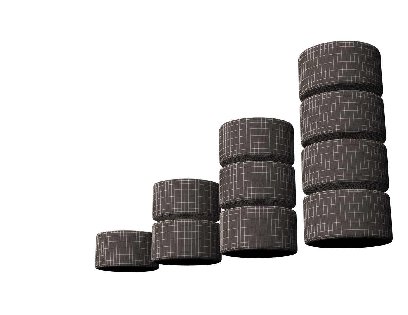 Battery Icon Set 3D Model - TurboSquid 1744958