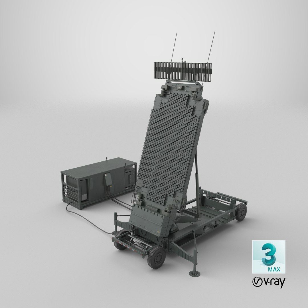 3D TPY-4 Ground-Based Air Surveillance Model - TurboSquid 2363439