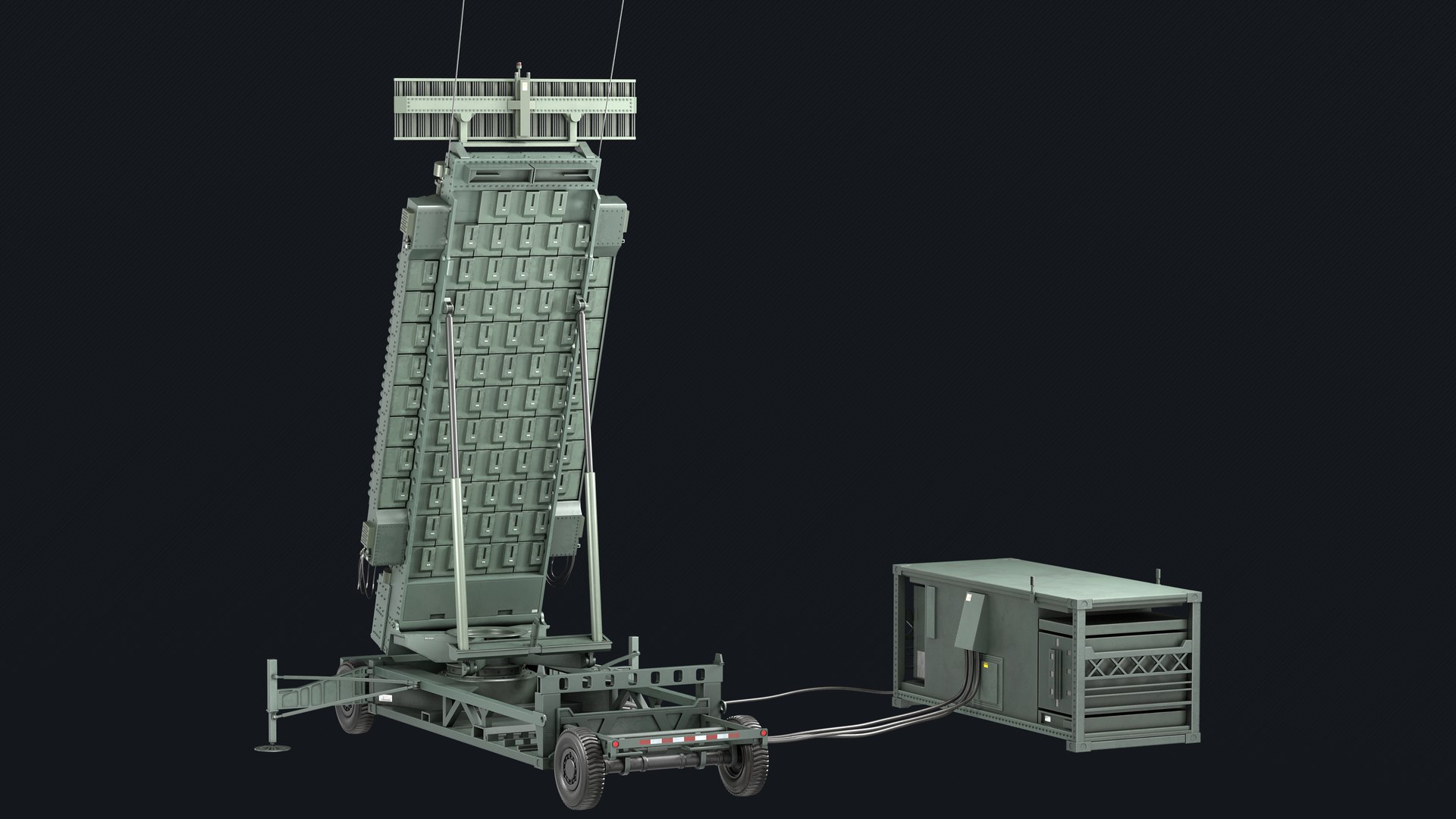 3D TPY-4 Ground-Based Air Surveillance Model - TurboSquid 2363439