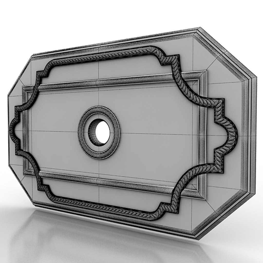 Ceiling Medallion 3d Model