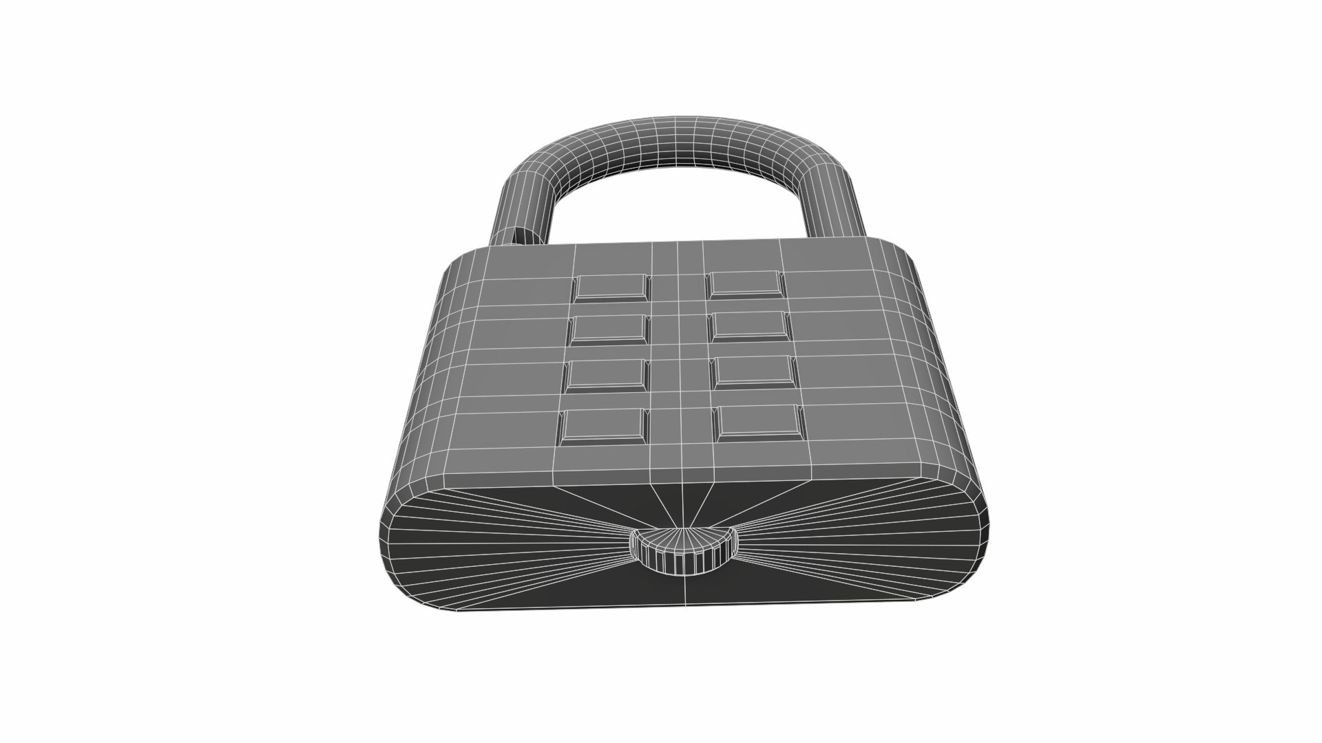 3D model Combination padlock - TurboSquid 1910411
