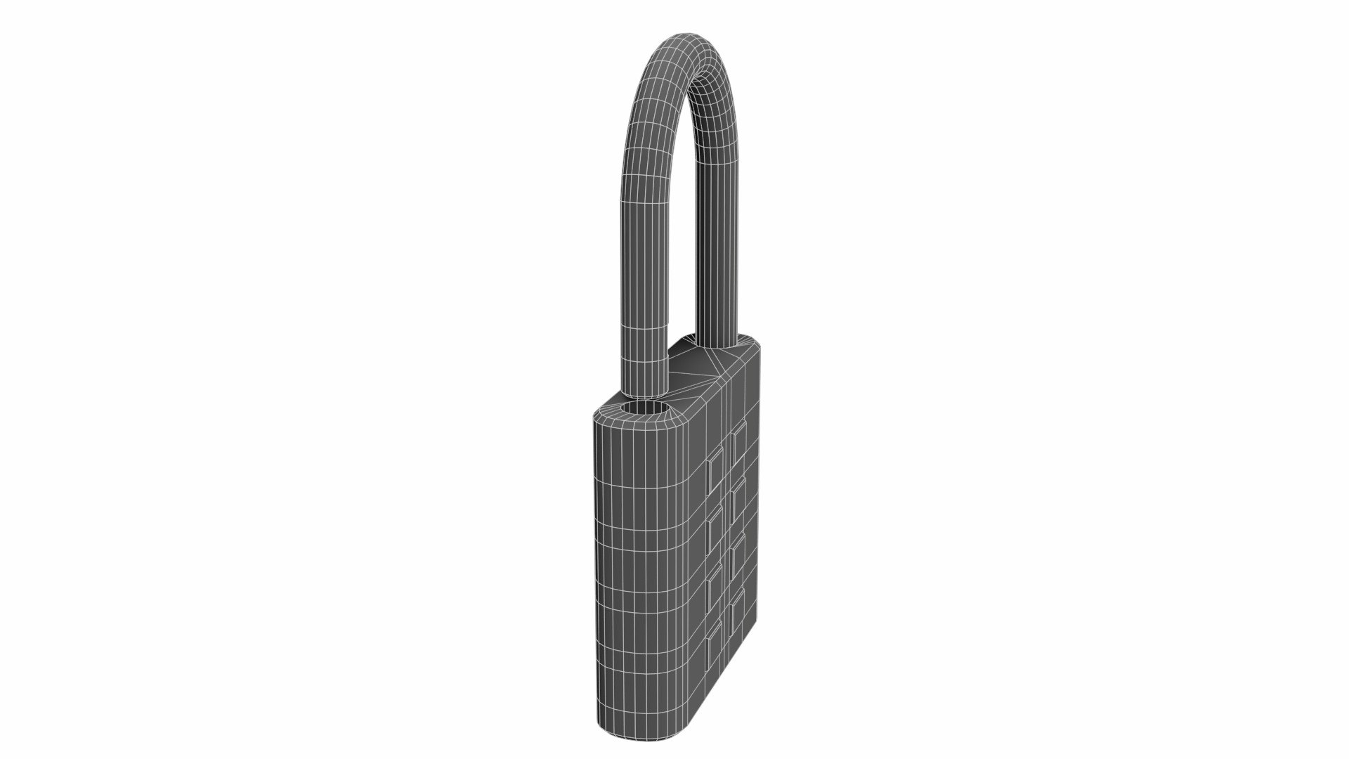 3D model Combination padlock - TurboSquid 1910411