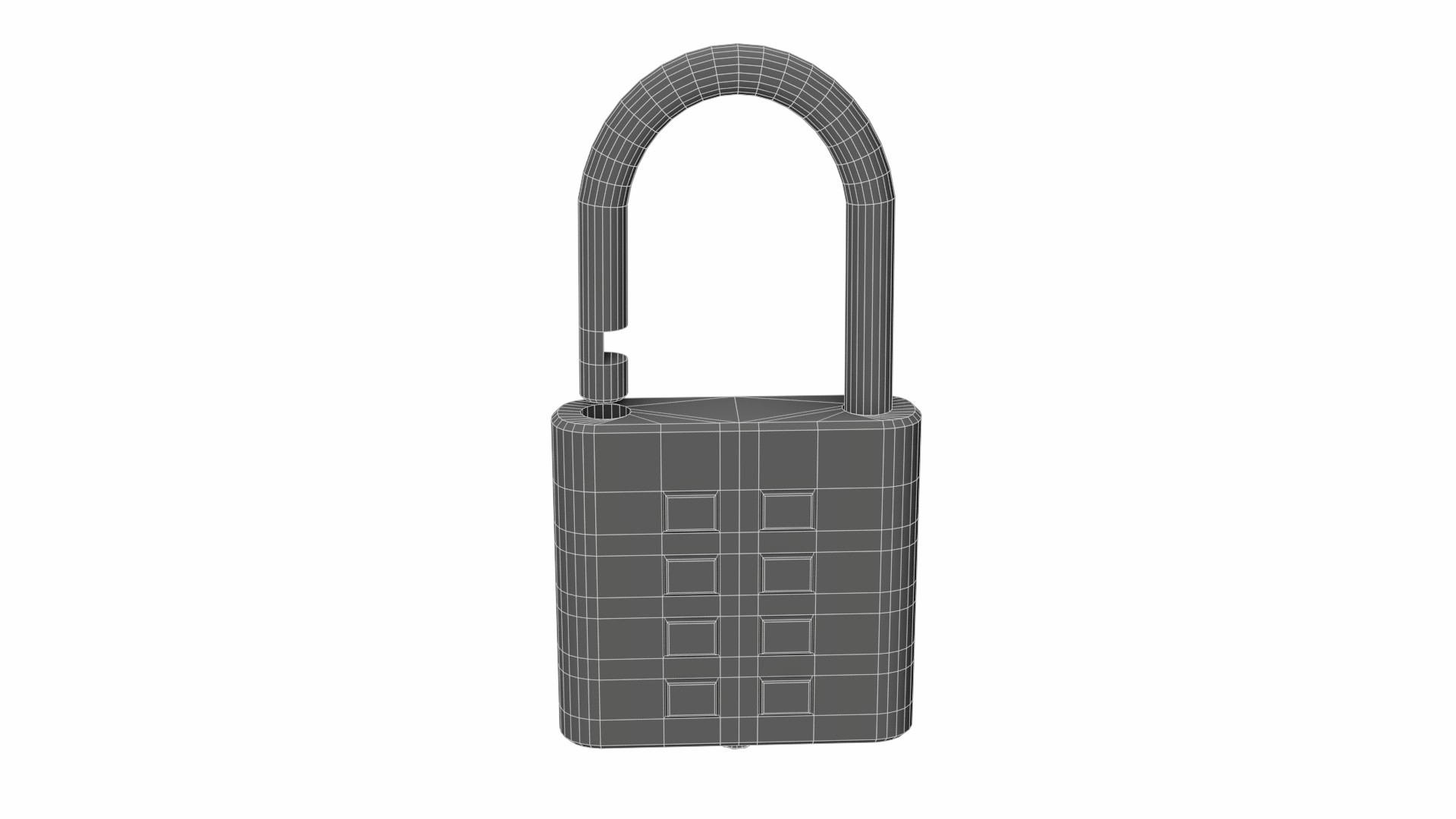 3D model Combination padlock - TurboSquid 1910411