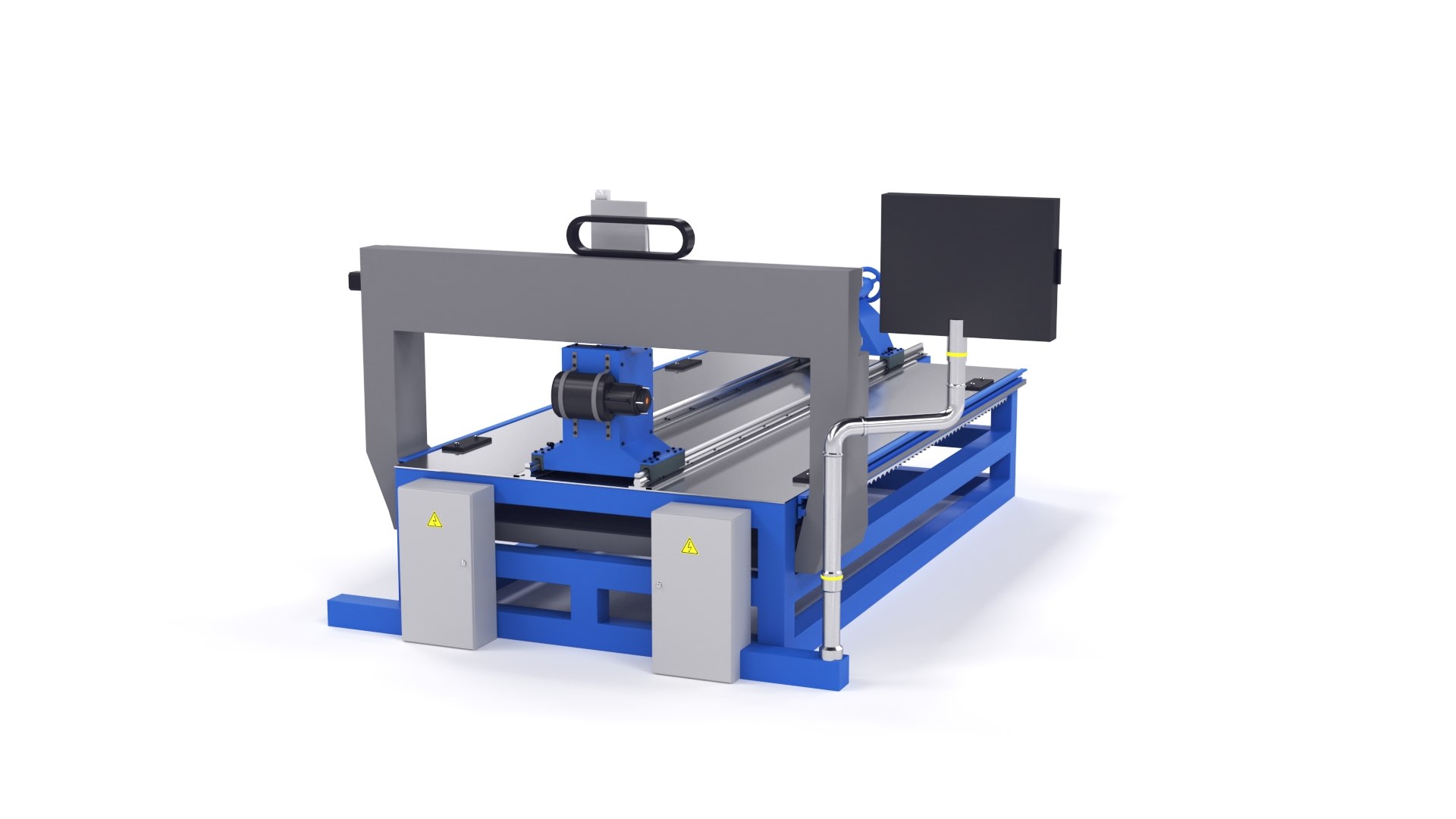 3D Milling Machine Cnc - TurboSquid 1389777