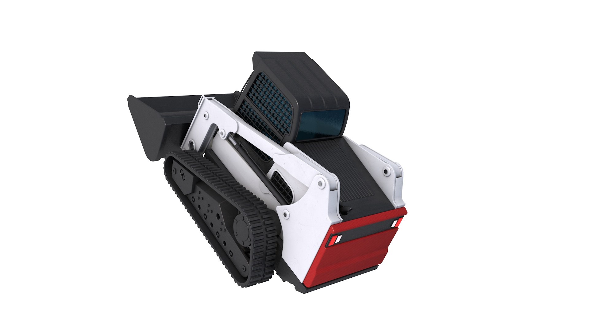 Compact Tracked Front Loader 3D - TurboSquid 2119635