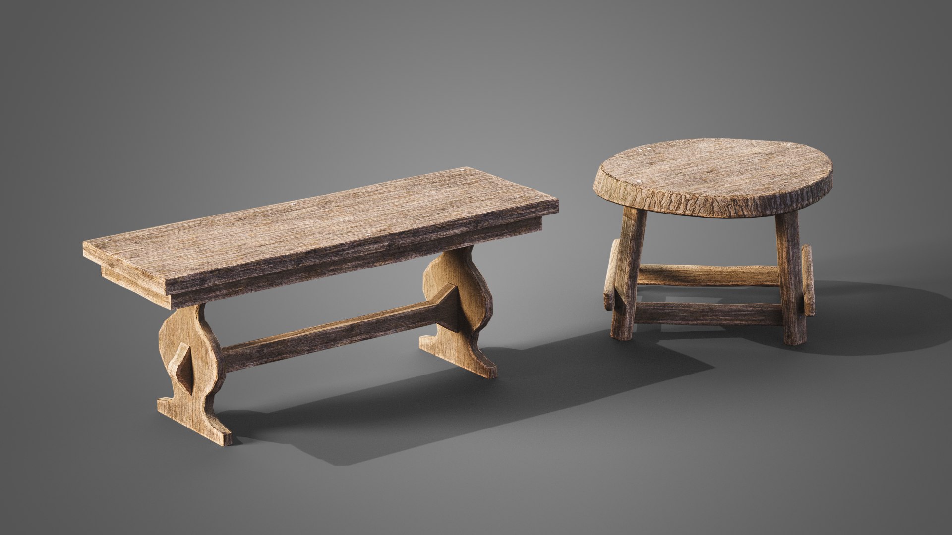 3D Table Set 01 Model - TurboSquid 2019287