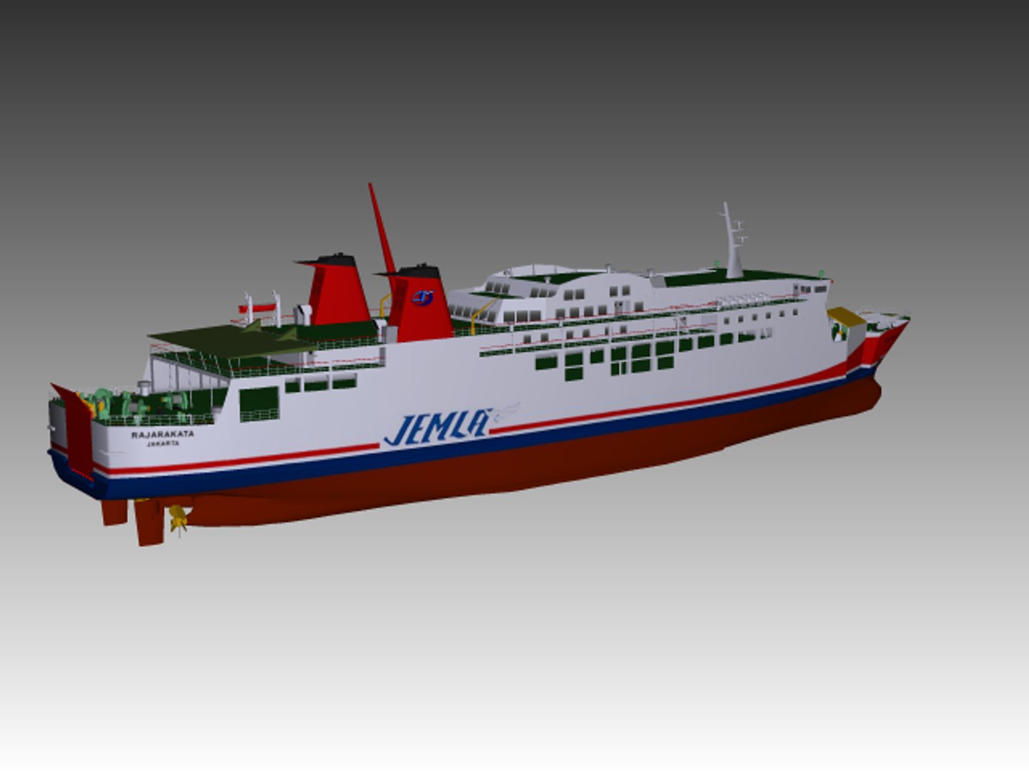 Ro-ro Ferry Model - TurboSquid 1326186
