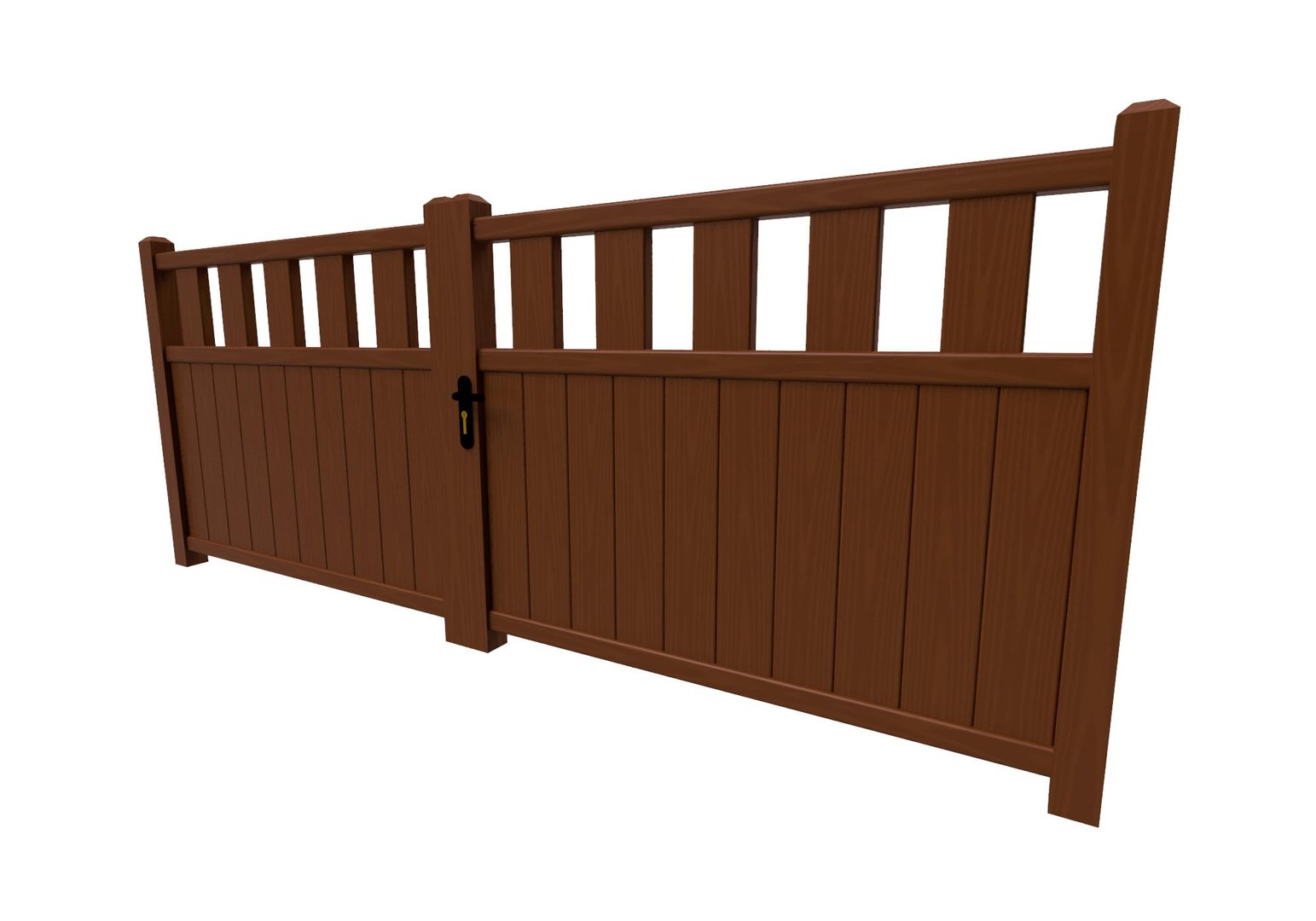 Wood Gate House 3D - TurboSquid 1966262