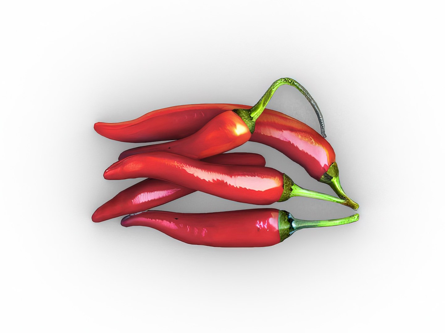 Chinese Long Peppers 3D Model - TurboSquid 2378616