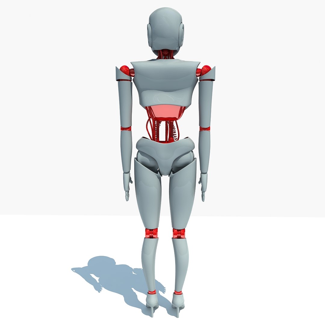 3d Model Female Robot