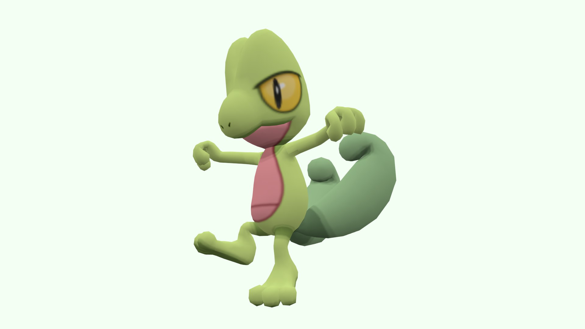 3D POKEMON Treecko Animated Game Already Model 3D Model - TurboSquid ...