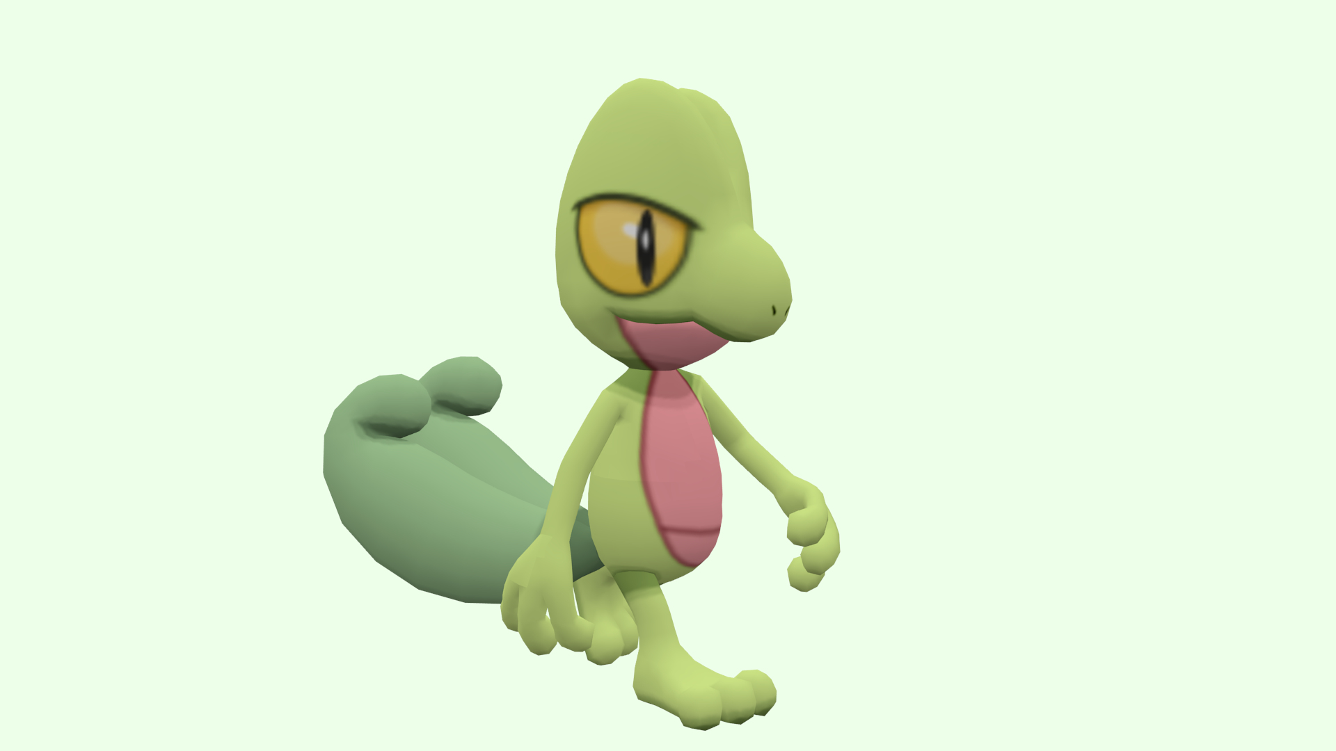 3D POKEMON Treecko Animated Game Already Model 3D Model - TurboSquid ...